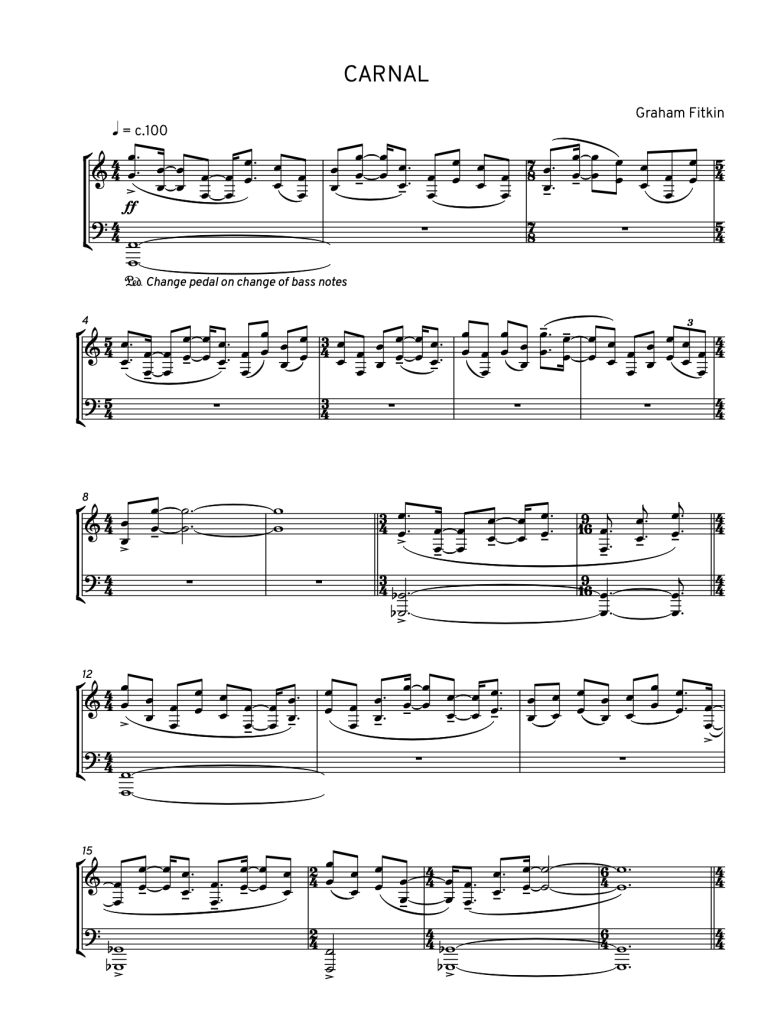 Piano – Graham Fitkin